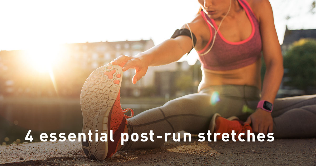 4 essential post-run stretches | Polar Blog