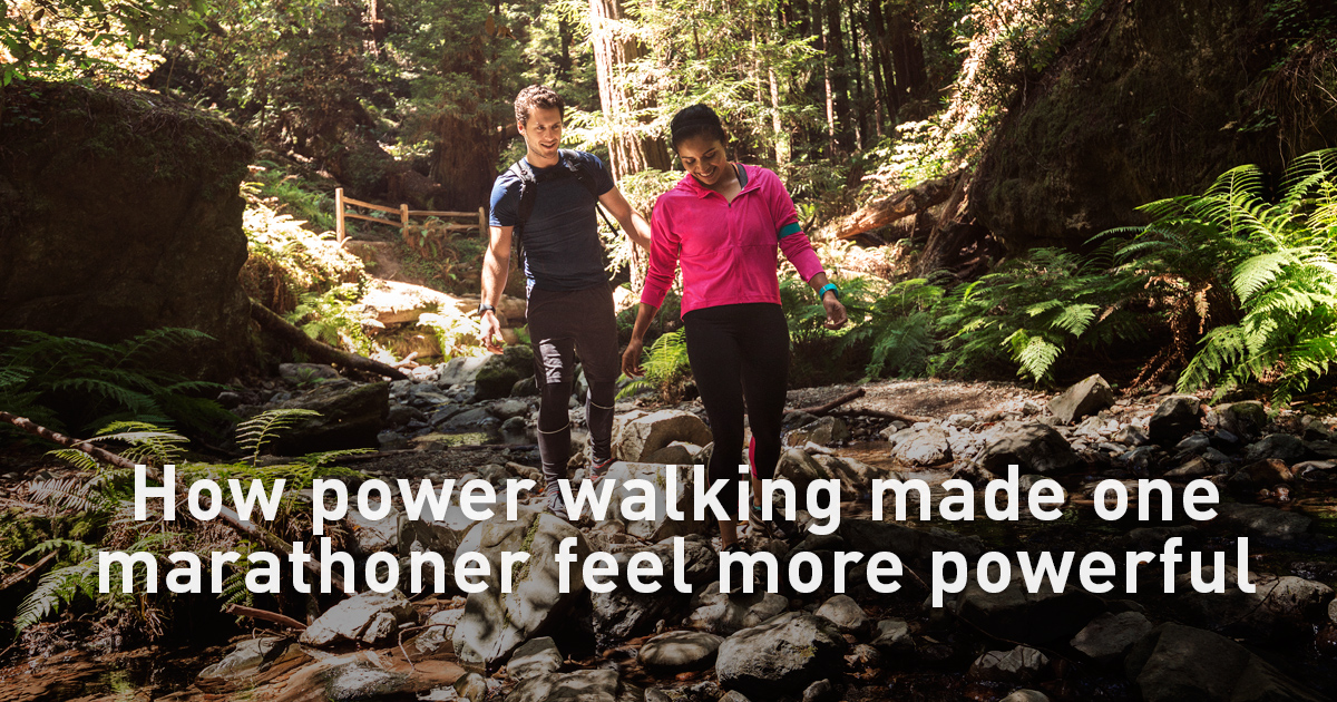 How power walking made one marathoner feel more powerful | Polar Blog