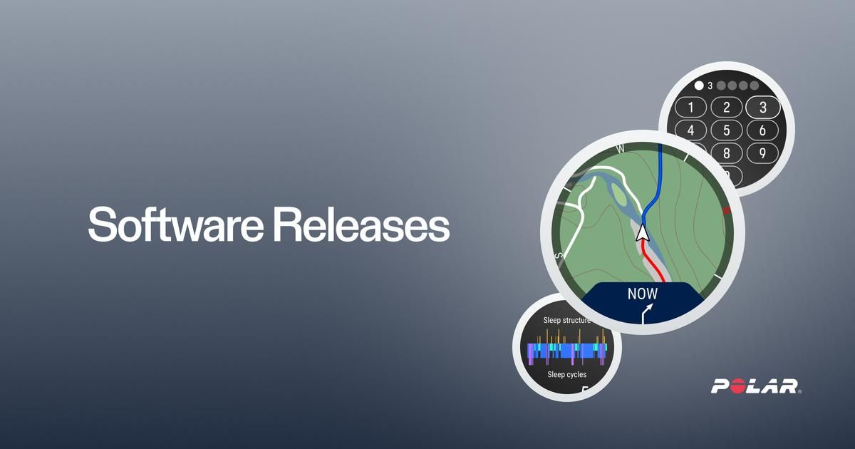 Versiones de software Polar | Polar España